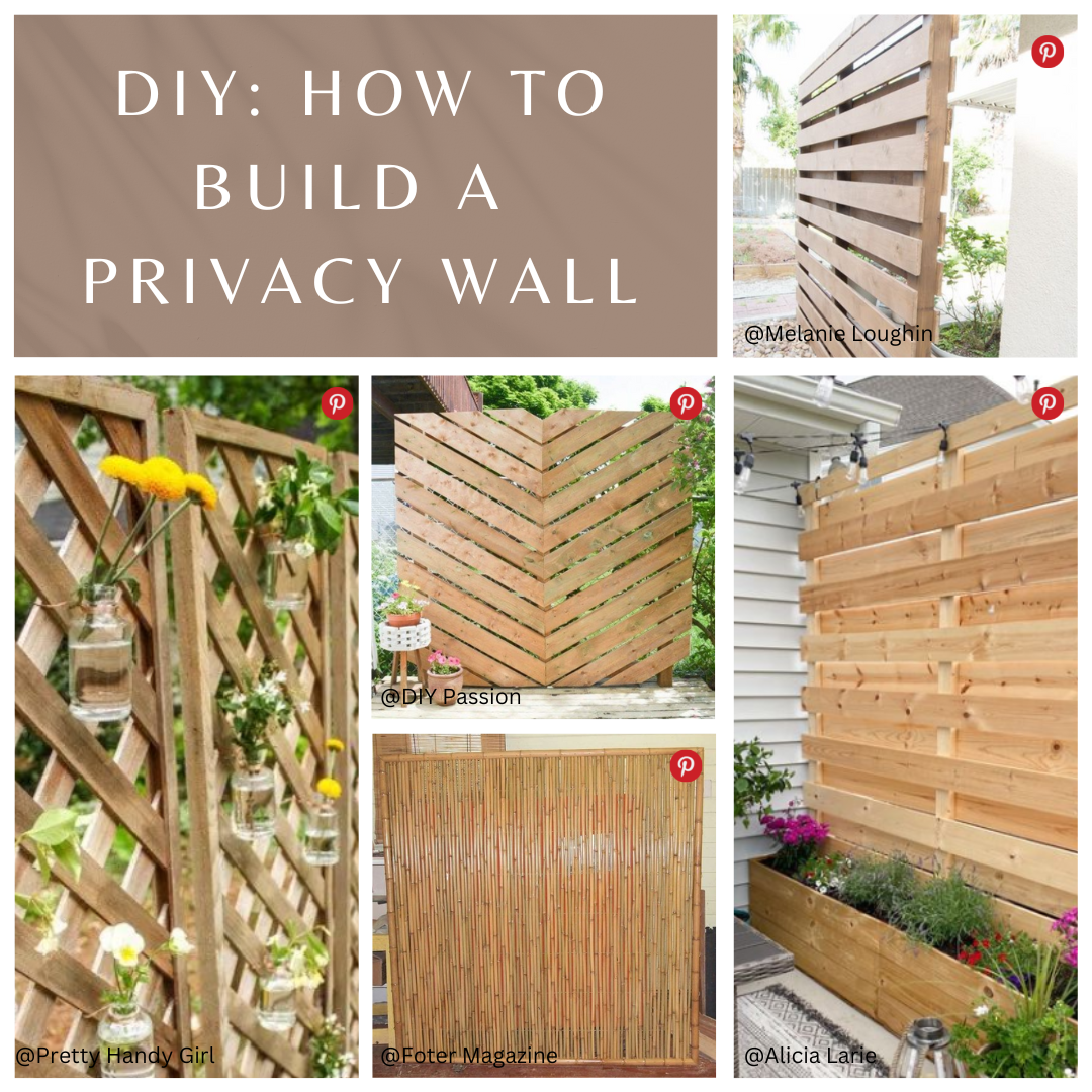 Building An Outdoor Privacy Wall