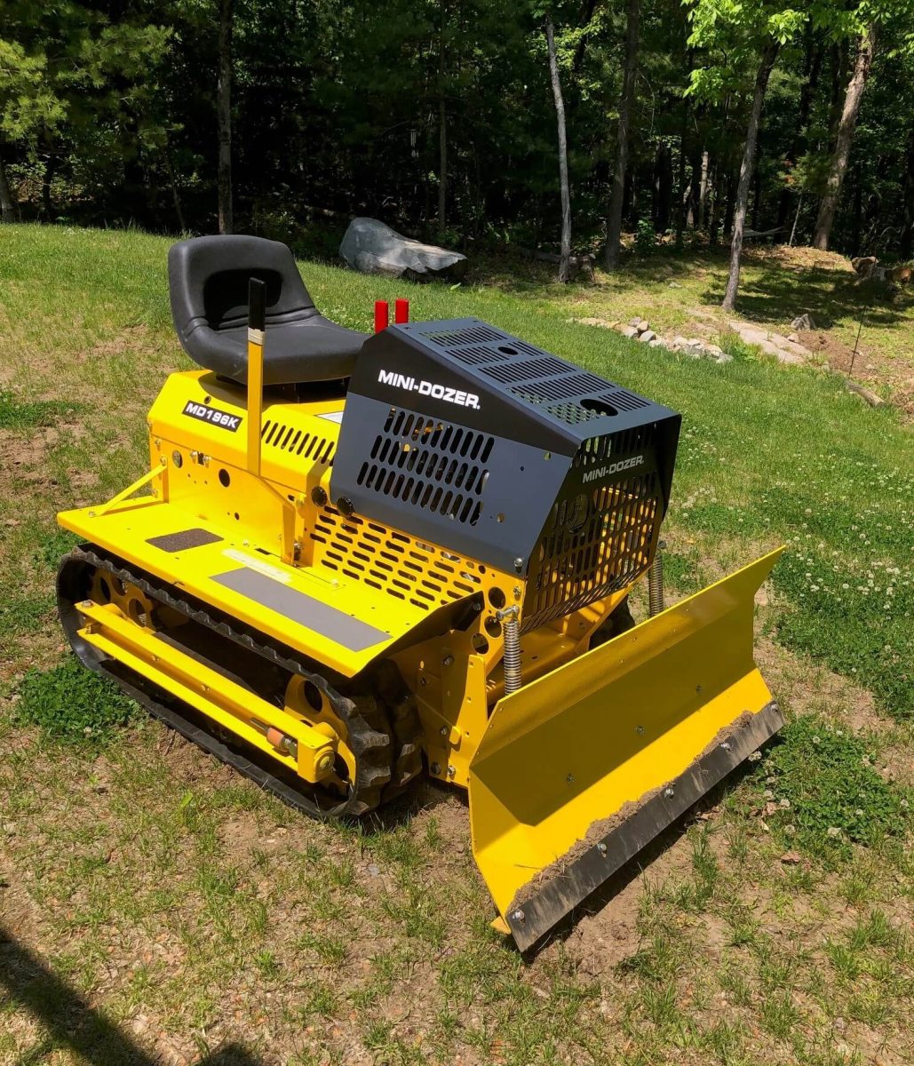 How the MINI-DOZER® MD196K Helped a Customer for Small-Scale Land ...