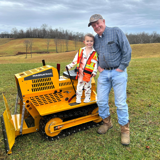 How a MINI-DOZER® Became the Perfect Gift for a Customer’s Grandson ...